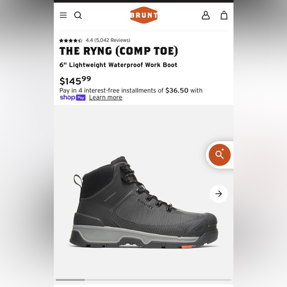 brunt | Shoes | Mens Ryng Black Work Boot | Poshmark